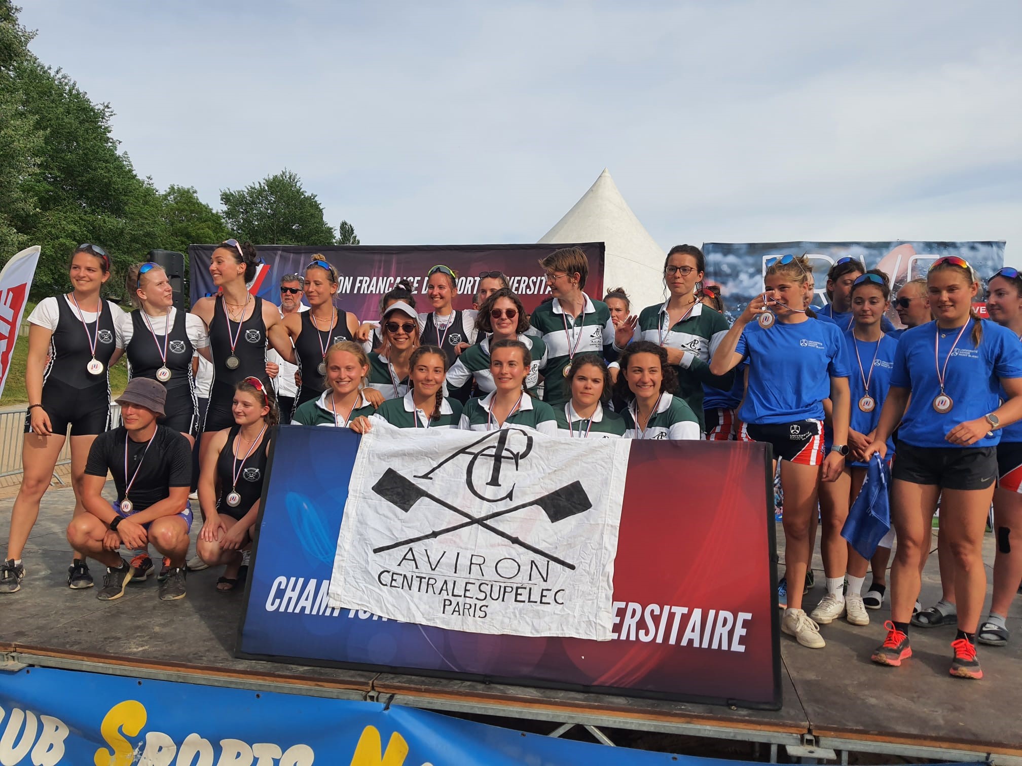 L'équipe féminine d'aviron sacrée championne de France